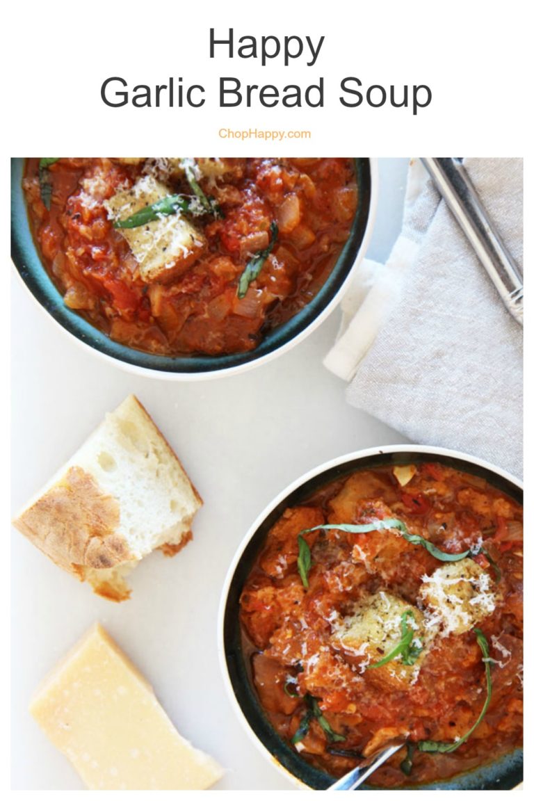 Garlic Bread Soup Chop Happy
